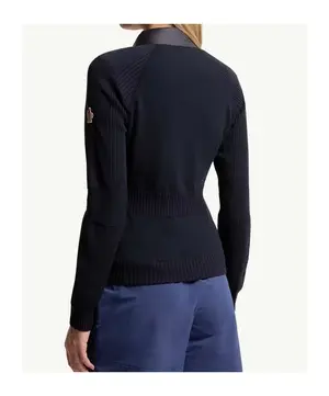 Moncler Tricot Quilted Cardigan