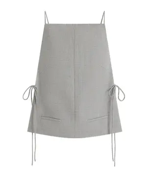 ST. AGNI Side-tie Top With Decorative Pockets