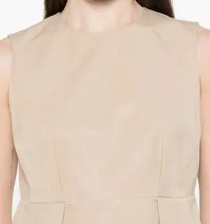 Vince Pleated Sleeveless Top