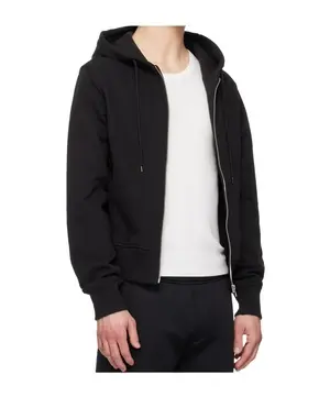 ENTIRE STUDIOS Slim Zip-up Hoodie - Black