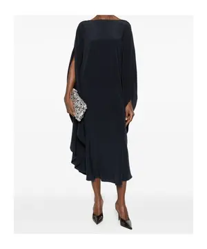 GIANLUCA CAPANNOLO Ruffled Slit Detail Dress