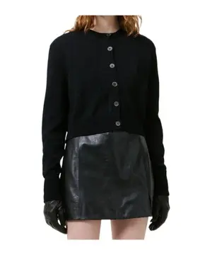 Our Legacy Micro Cropped Cardigan - Black