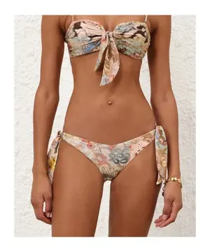 Zimmermann Daylight Tie Bikini Bottoms - Patch Multi