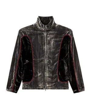 DIESEL® J-hay Track Jacket - Black/red