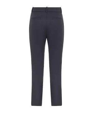 Peserico Slim Cotton Pants - Black