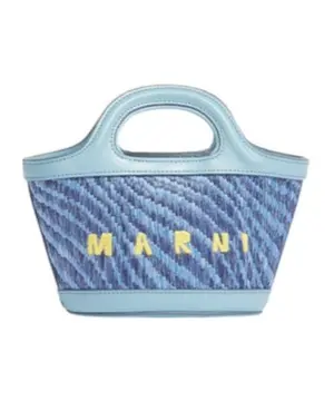 Marni Tropicalia Top Handle Micro Bag - Blue