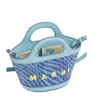 Marni Tropicalia Top Handle Micro Bag - Blue