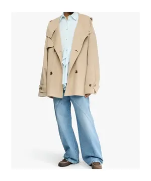 J.W.ANDERSON Jw Anderson Oversized Coat - Clay Color Mixing