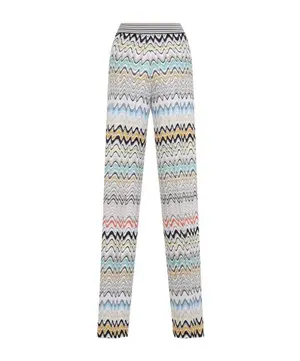 Missoni Zigzag Knit Wide-leg Trousers - Multi