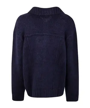 Dsquared2 Buttoned Knitted Cardigan - Black