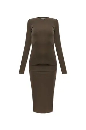 Fear Of God Long Sleeve Ribbed Dress - No