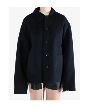 Extreme Cashmere Button-up Coat