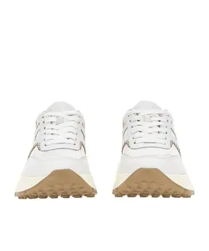 Hogan Hi-fi Lace-up Round-toe Sneakers - White