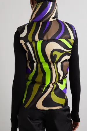 Emilio Pucci Quilted Printed Vest