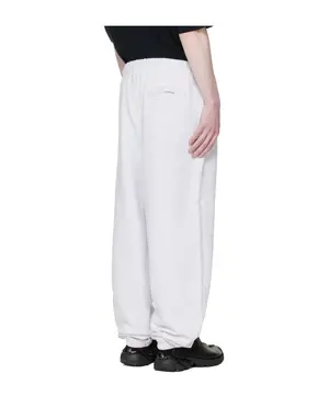 ENTIRE STUDIOS Elastic Waist Sports Pants - Light Gray