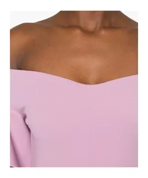 Solace Cielo Maxi Dress With Ruffled Sleeves - Pink