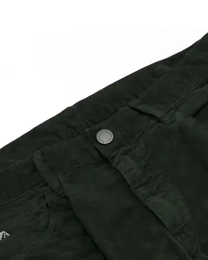 Emporio Armani Logo Corduroy Jeans - Black