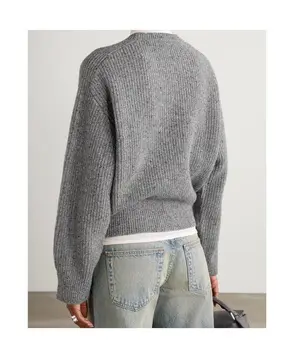 SLVRLAKE Florence Ribbed Merino Wool Sweater