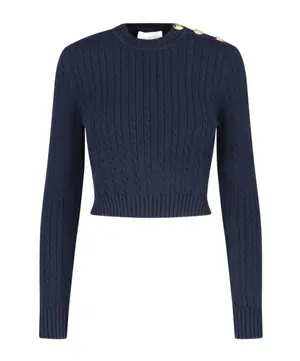 Chloé Buttoned-detail Knitted Jumper