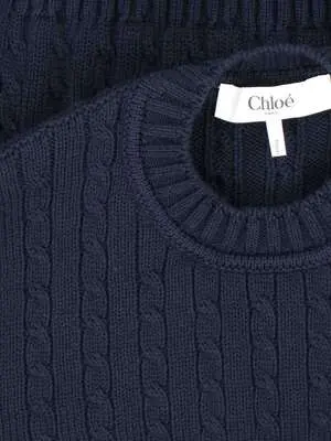Chloé Buttoned-detail Knitted Jumper