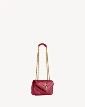 Saint Laurent Loulou Foldover Top Mini Shoulder Bag