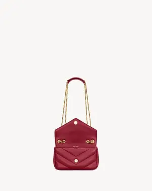 Saint Laurent Loulou Foldover Top Mini Shoulder Bag