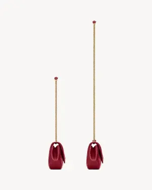 Saint Laurent Loulou Foldover Top Mini Shoulder Bag