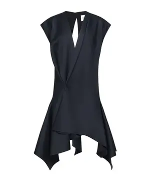 Khaite Merith V-neck Mini Dress - Black