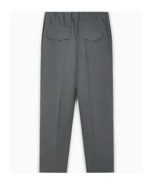 JIL SANDER Elasticated Waist Trousers - Gray