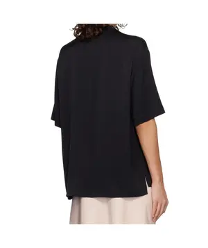 LISA YANG Ribbed Crew Neck Short-sleeve T-shirt