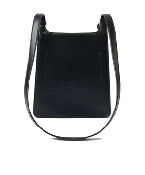 Jacquemus Small Tablier Shoulder Bag With Embossed Logo - Black
