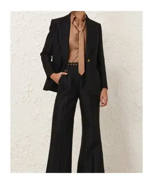 Zimmermann Single-button Notched Lapel Blazer