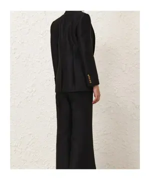 Zimmermann Single-button Notched Lapel Blazer