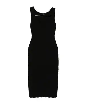 Emporio Armani Scoop Neck Day Dresses