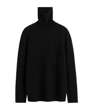 TOTEME Roll Neck Long Sleeved Jumper - Black