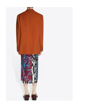 Dries Van Noten Oversized Double-breasted Blazer - Rust-colored