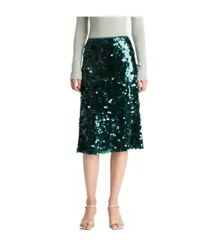 Vince Sequined Midi Skirt