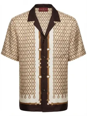 Gucci Pattern-printed Short-sleeved Shirt
