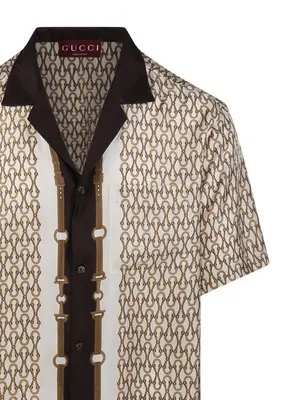 Gucci Pattern-printed Short-sleeved Shirt