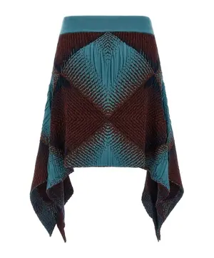 KIKO KOSTADINOV Ikat Argyle" Jacquard Knit Skirt