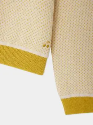 Bonpoint Embroidered Knitted Polo Shirt - Nude