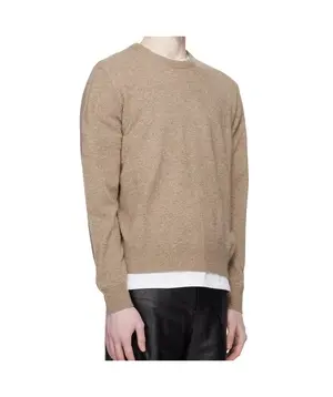 ENTIRE STUDIOS Knit Crewneck Sweater - Camel