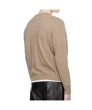 ENTIRE STUDIOS Knit Crewneck Sweater - Camel