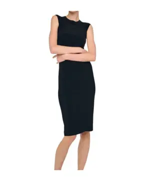 Norma Kamali Sleeveless Knee-length Dress