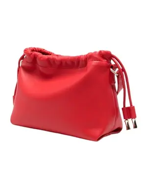 A.p.c. Ninon Logo Embossed Mini Shoulder Bag - Red