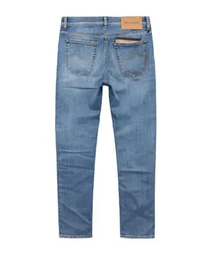 Jacob Cohen Jeans With Belt Loops And Side Pockets - Blue