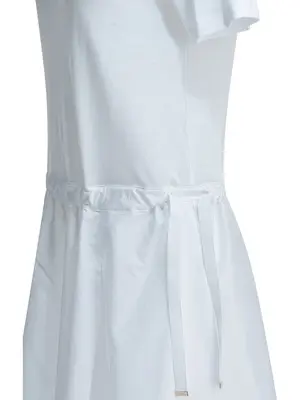 Herno T-shirt Midi Dress With Fitted Waist And Flared Hem - No