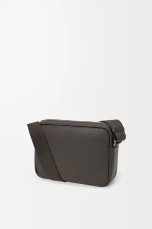 Loewe Logo Printed Xs Messenger Bag - Dark Gray