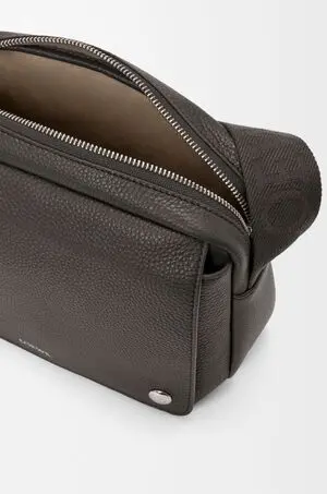 Loewe Logo Printed Xs Messenger Bag - Dark Gray
