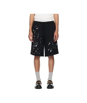 Mihara Yasuhiro Embellished Cotton Shorts